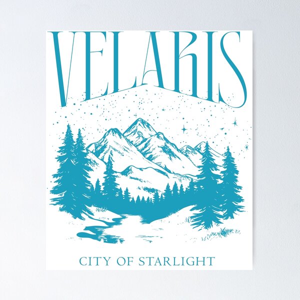 "Velaris Court of Dreams ACOTAR" Poster for Sale by RenDesignsStuff ...