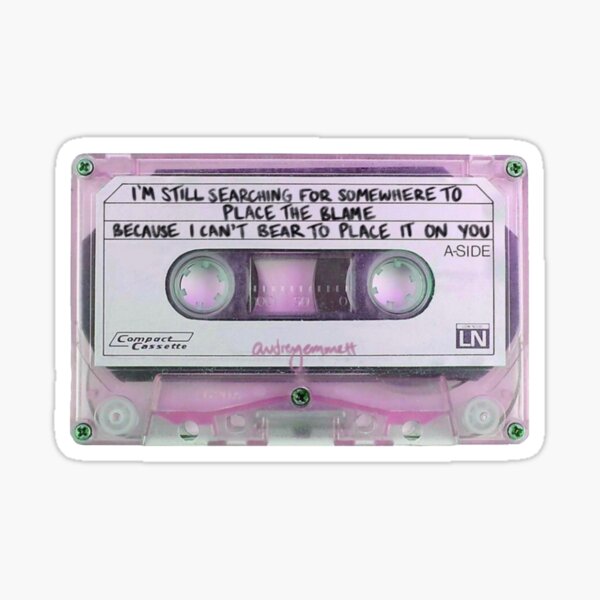 "Vintage Pink Casette Tape" Sticker for Sale by Nowruz | Redbubble