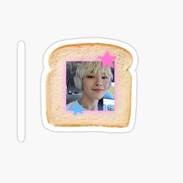"Stray Kids I.N./Jeongin Cute Bread Star" Sticker for Sale by ...