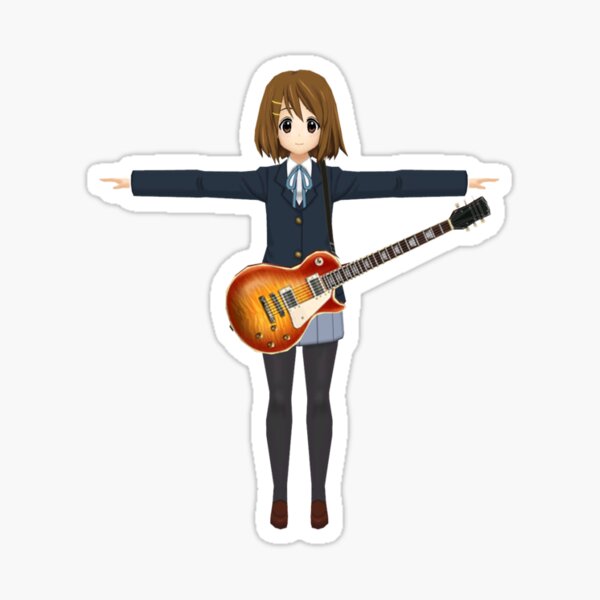 "Yui T-Pose small" Sticker for Sale by OceanMan28 | Redbubble
