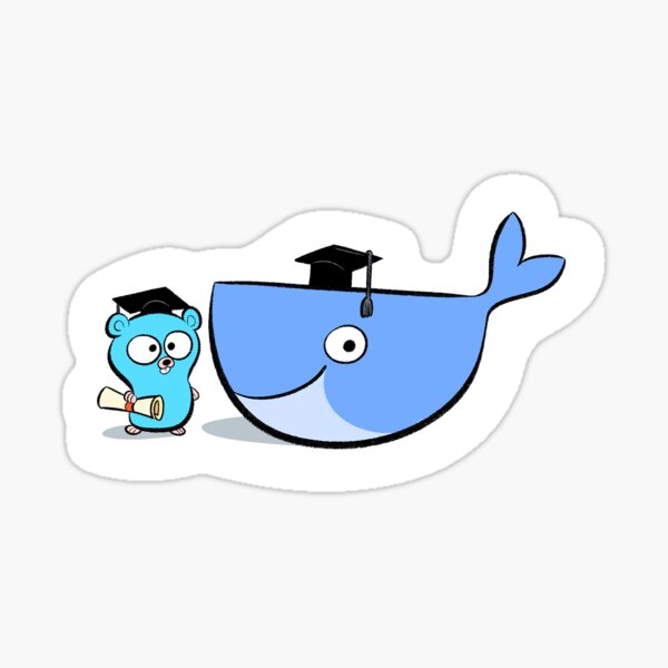 "Go Docker" Sticker for Sale by Lunik | Redbubble
