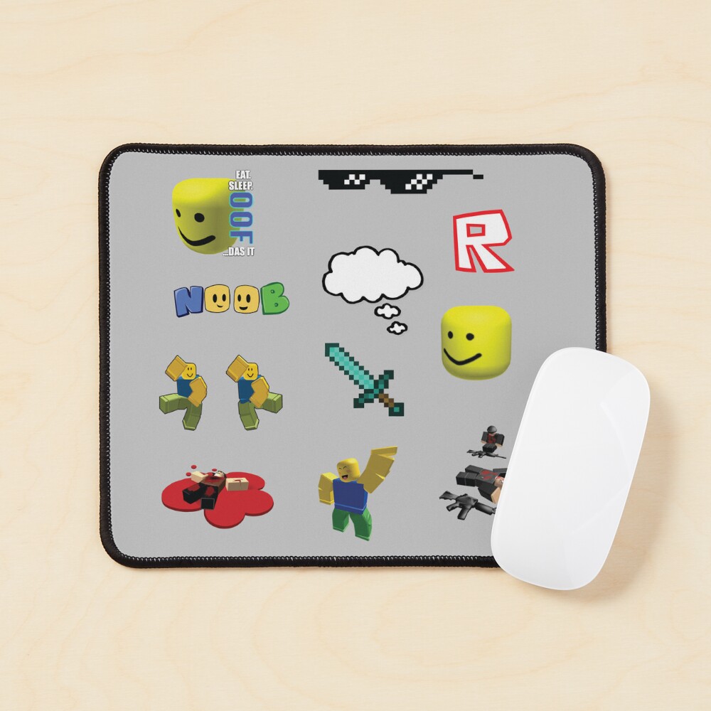 "Roblox Noob Memes Sticker Pack" Sticker for Sale by DesignPorn | Redbubble