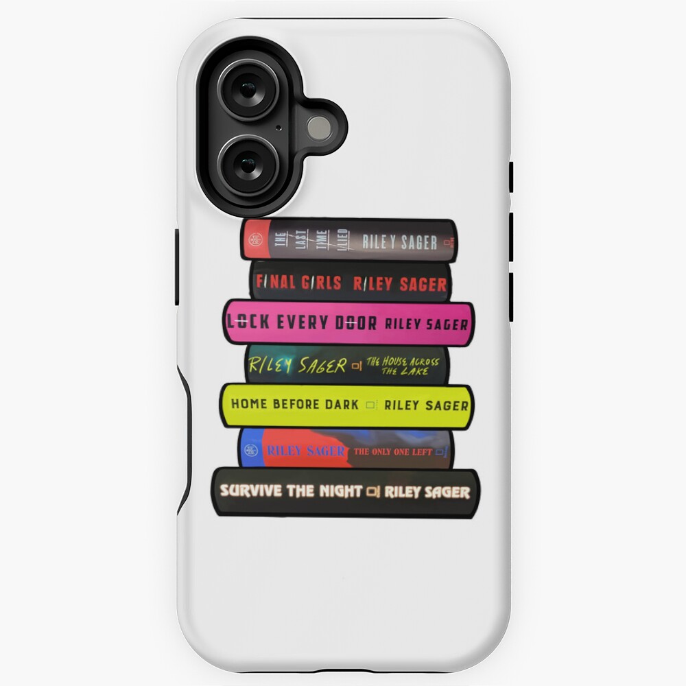"Riley sager book stack " Sticker for Sale by molli-2023 | Redbubble