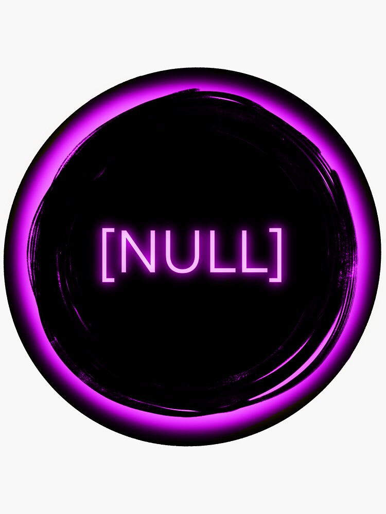 "Absolute Solver Purple NULL " Sticker for Sale by SixMarbles | Redbubble