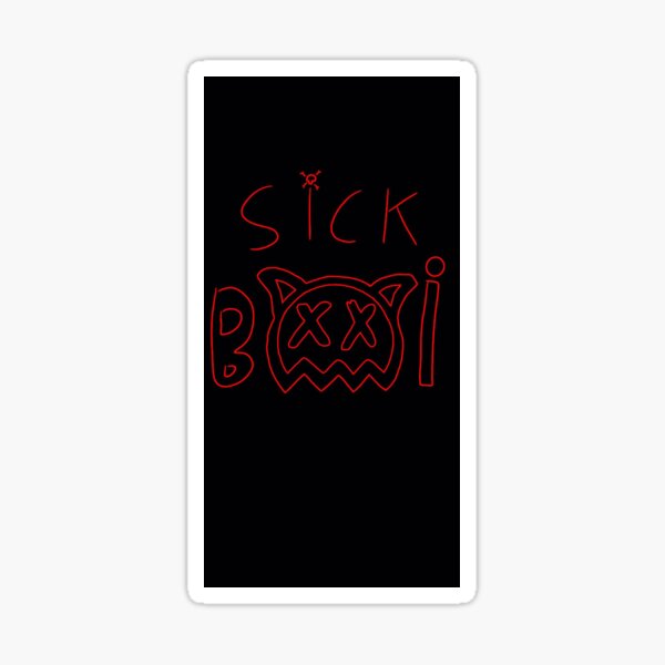 "Sick boi ren" Sticker for Sale by Skaja | Redbubble