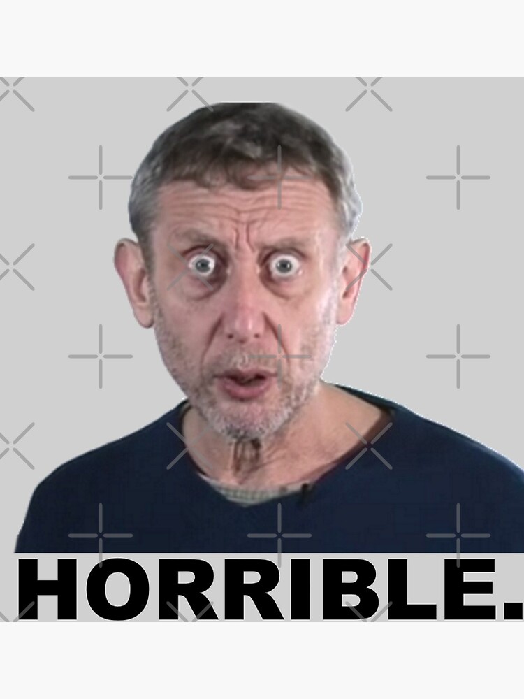 "Horrible. Michael Rosen" Canvas Print by ImpulSee | Redbubble