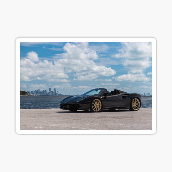 "Ferrari 488 S" Sticker for Sale by 8mphotography | Redbubble