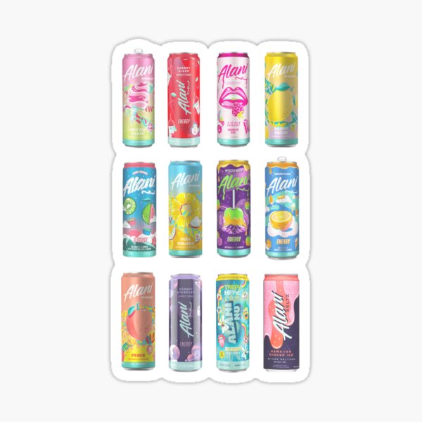 "Alani Nu Cans" Sticker for Sale by parttimecrafter | Redbubble