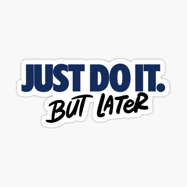 Logotipo De Nike Simplemente Hazlo Color Nike Just Do It Poster
