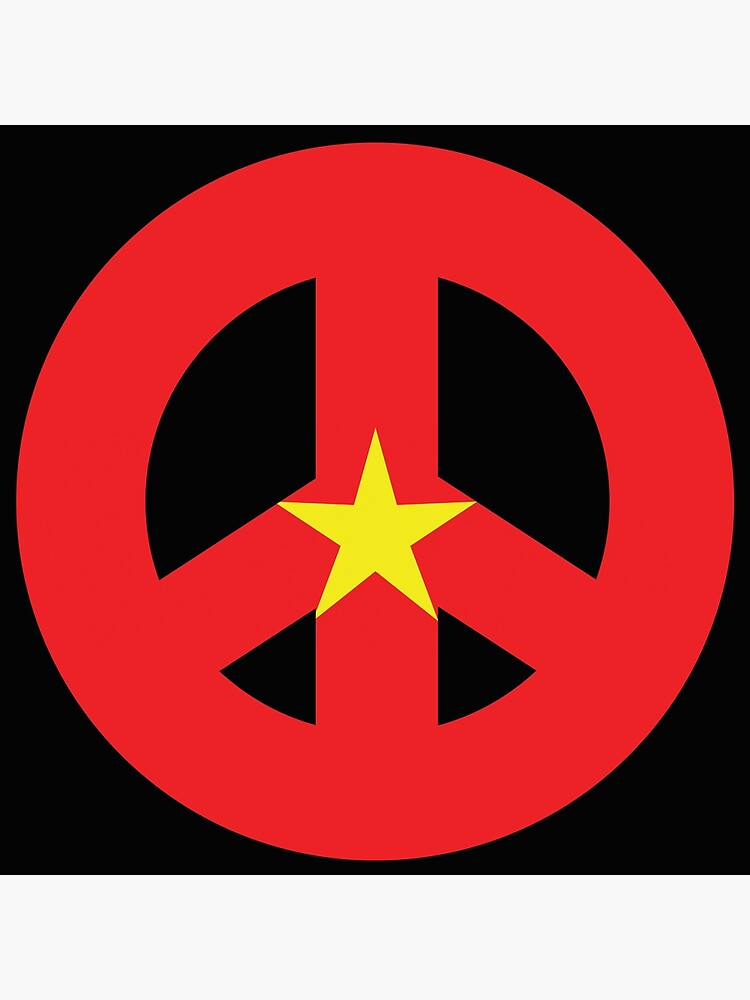 "Vietnamese Peace Symbol" Poster for Sale by wickedcartoons | Redbubble