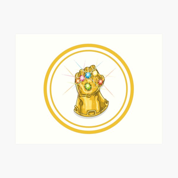 "Infinity Gauntlet" Art Print by Hendo98 | Redbubble