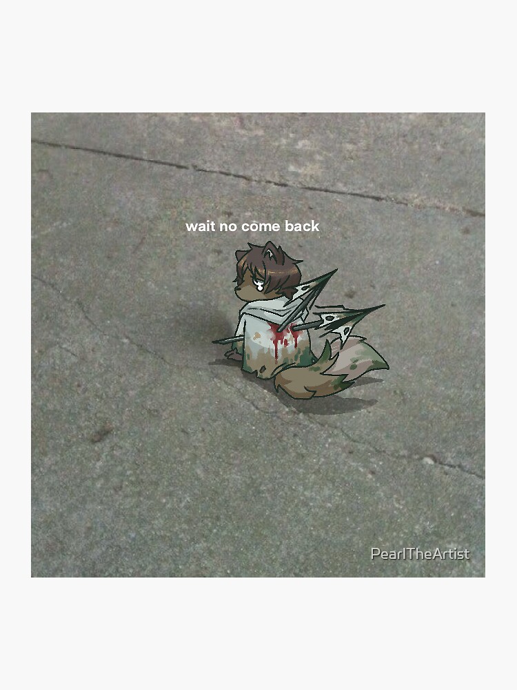 "Sunshower Outis wait no come back" Sticker for Sale by PearlTheArtist | Redbubble