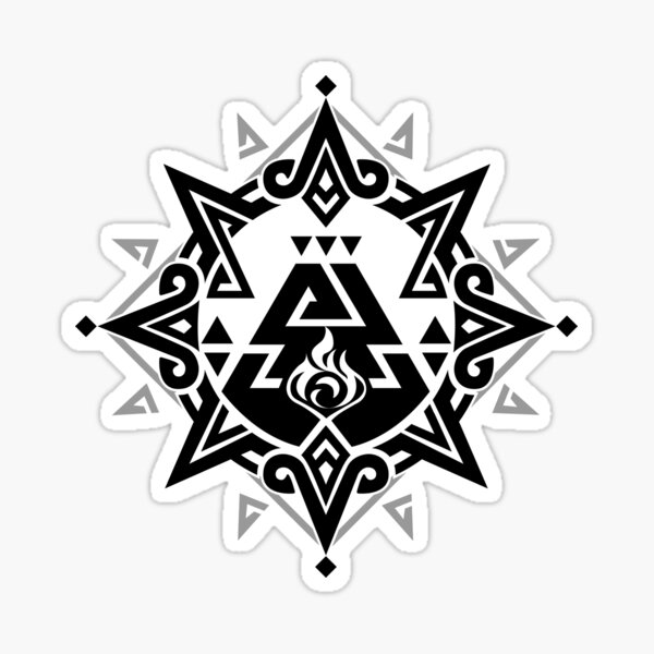 "Natlan logo Genshin Impact" Sticker for Sale by Damien Pepper | Redbubble