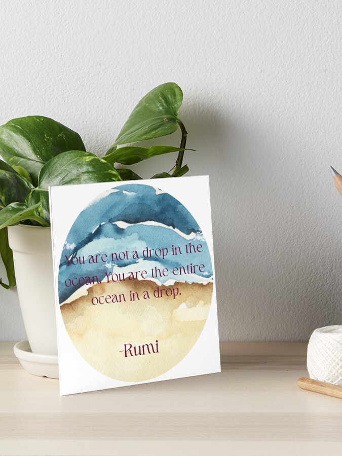 "The Beauty of Rumi" Art Board Print for Sale by MedMusings | Redbubble