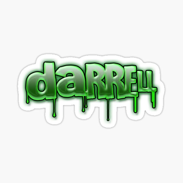 "DARRELL Logo!" Sticker for Sale by DeansDesigns87 | Redbubble