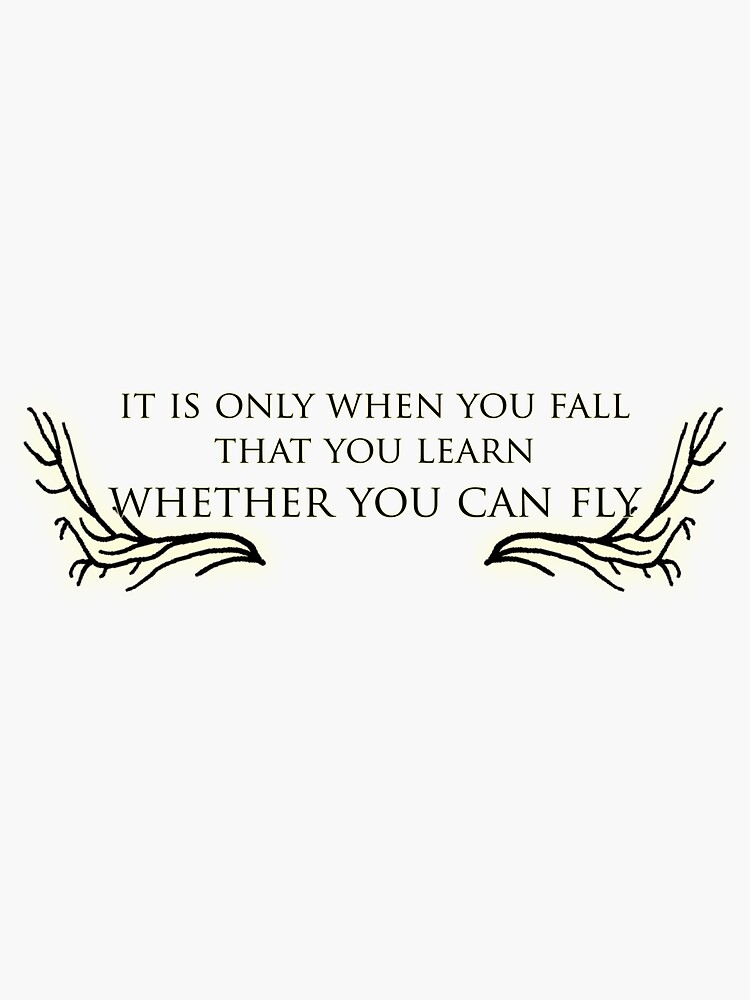 "It is only when you fall Mythal / Flemeth quote" Sticker for Sale by ...
