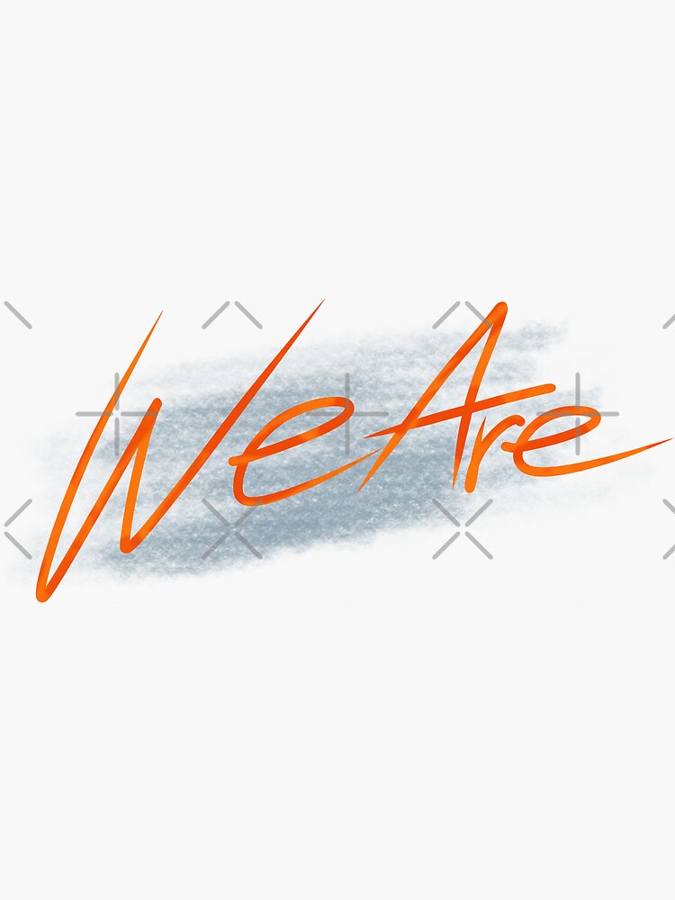 "We Are Logo" Sticker for Sale by JesskeCreations | Redbubble