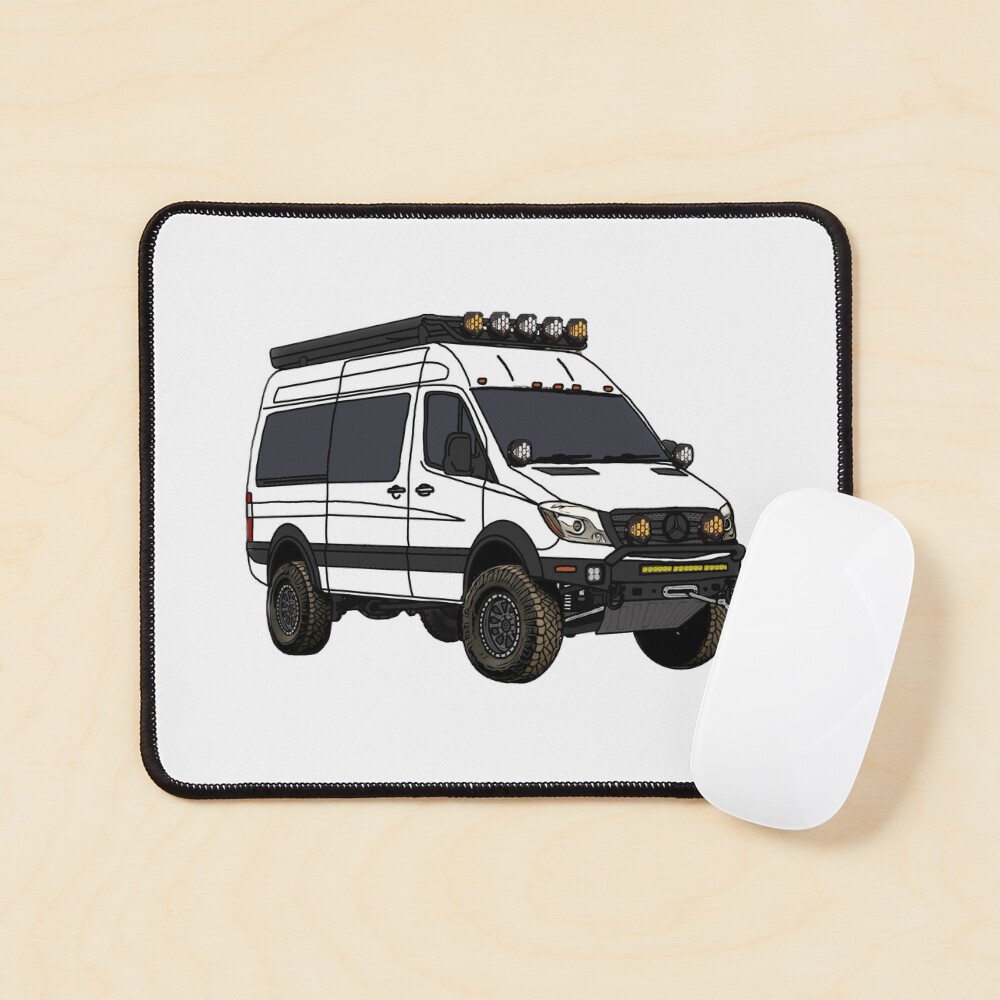 "Custom Mercedes Benz Sprinter Camper 4x4" Sticker for Sale by ...