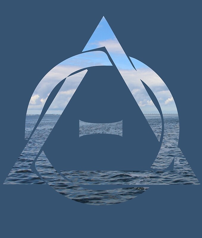 "Theta-Delta Therian Symbol Therianthropy NATURE THEME SEA WATER" by PD ...