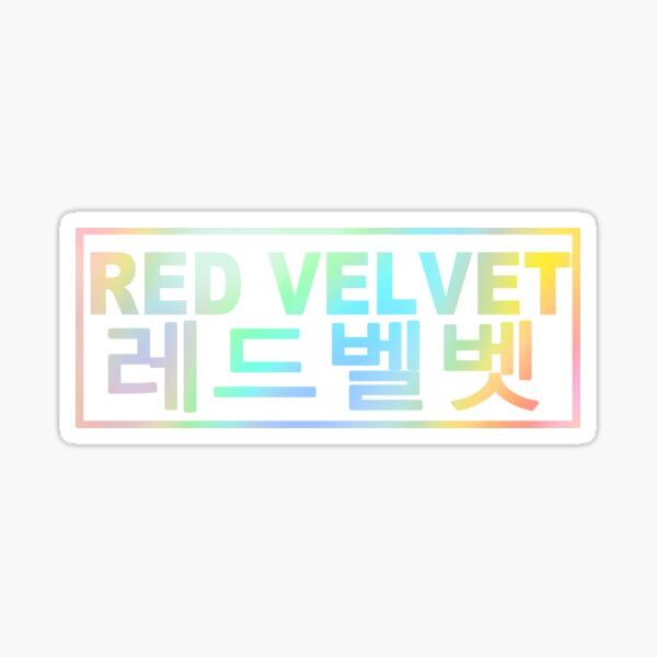 "red velvet" Sticker by shannonpaints | Redbubble