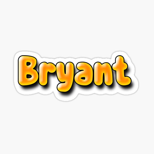"BRYANT Logo!" Sticker for Sale by DeansDesigns87 | Redbubble