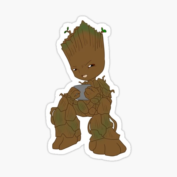 "I am Teen Root" Sticker by kelsmister | Redbubble