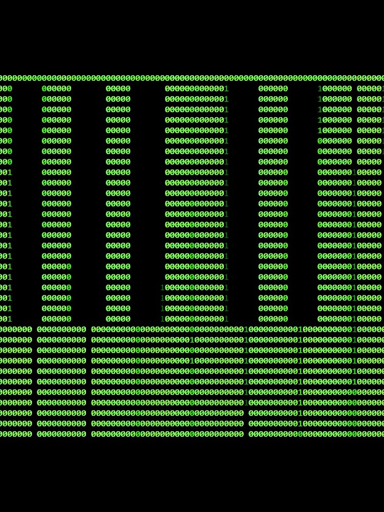 "Binary ASCII Code GreenKeyboard 101010" Drawstring Bag for Sale by ...