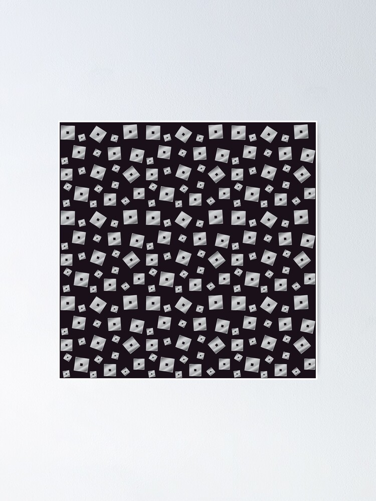 "Roblox Pattern Seamless Texture" Poster for Sale by BurgerBites ...