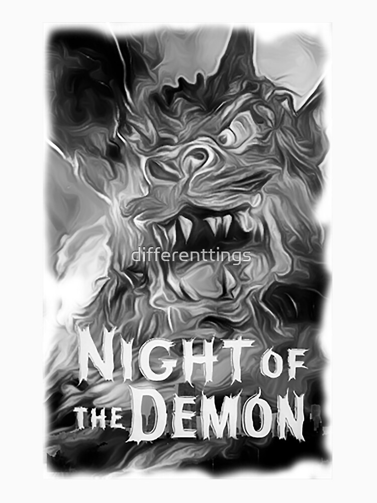 "night of the demon print" T-shirt for Sale by differenttings ...