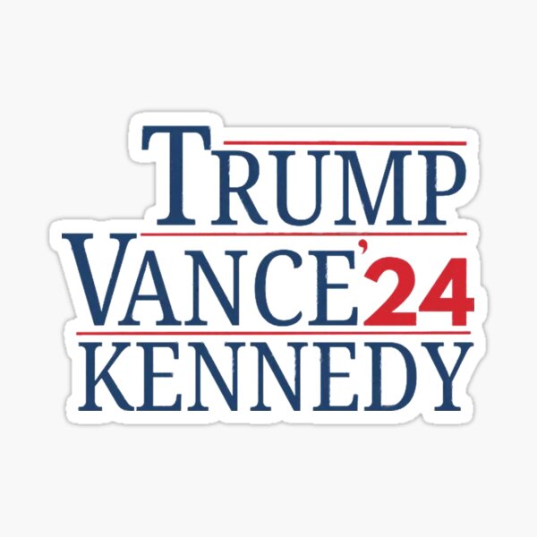 "Donald Trump & JD Vance & Robert F. Kennedy | Trump Vance Kennedy 2024" Sticker for Sale by ...