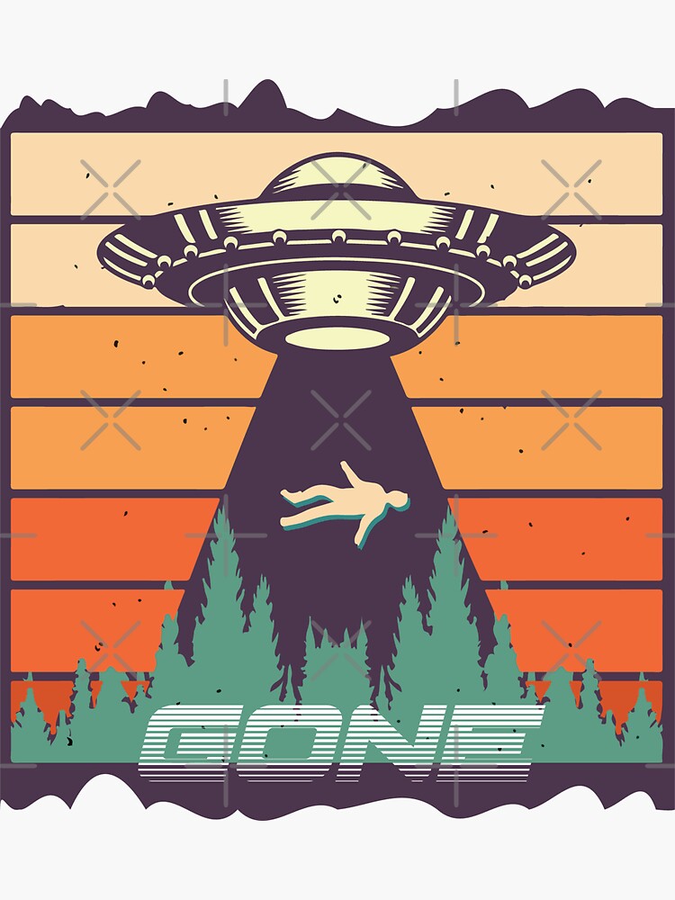 "GONE" Sticker for Sale by Graffty | Redbubble