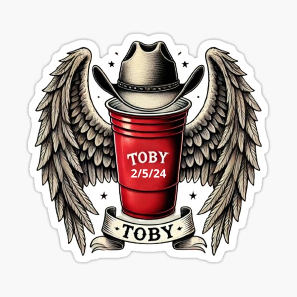 "Toby Red Cup" Sticker by SztylishDesigns | Redbubble