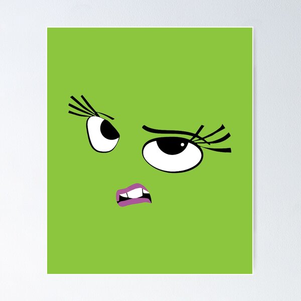 "Disgust Core Day Face" Poster for Sale by mipasuteru | Redbubble