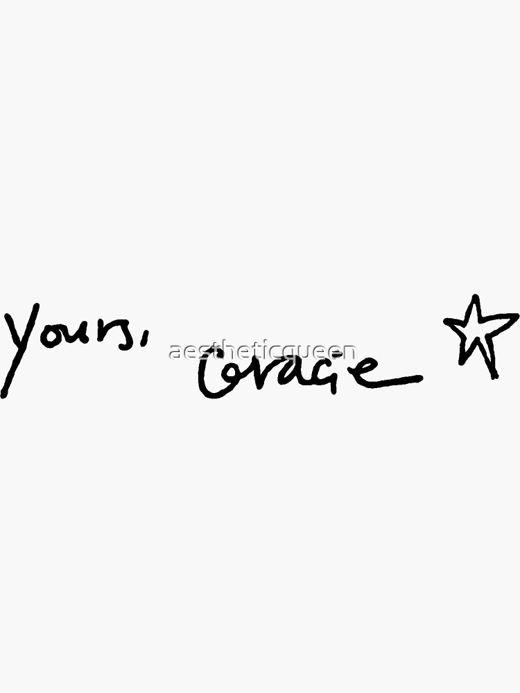 "Yours, Gracie Abrams Star Handwritten Signature" Sticker for Sale by ...