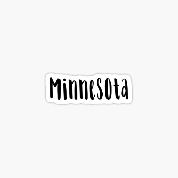 State Of Minnesota Stickers | Redbubble