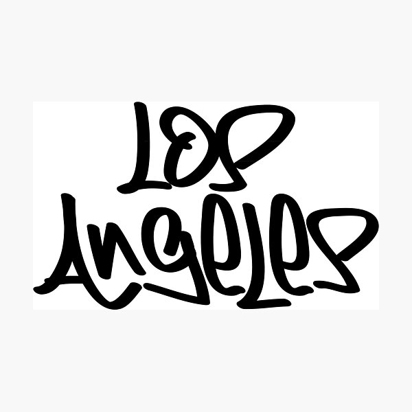 Los Angeles Graffiti Wall Art | Redbubble