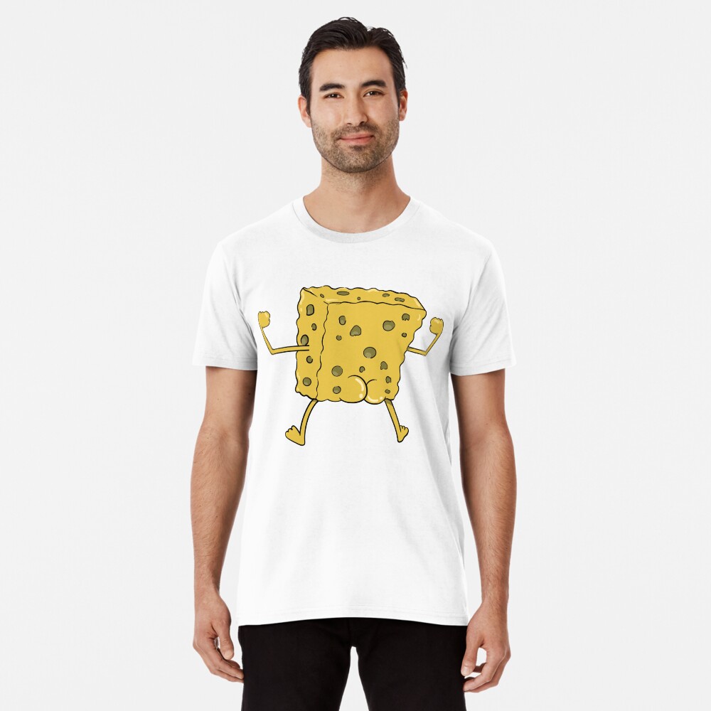 "Spongebob Butt " Sticker for Sale by BadCoffin | Redbubble