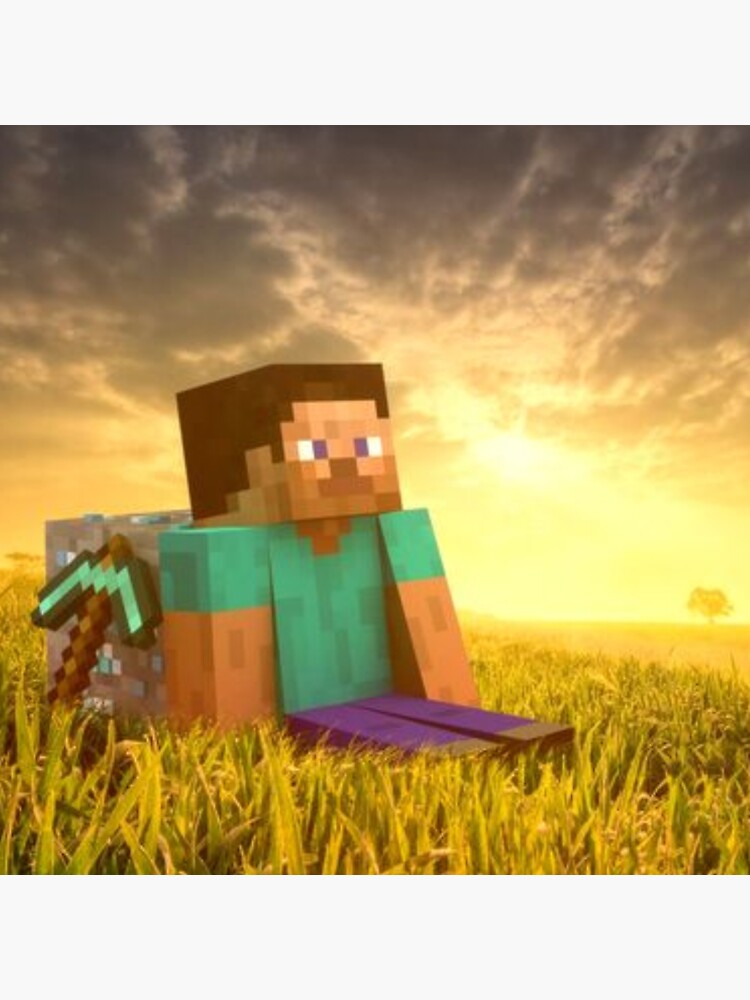 "Steve Of Minecraft" Sticker by GuialStore | Redbubble