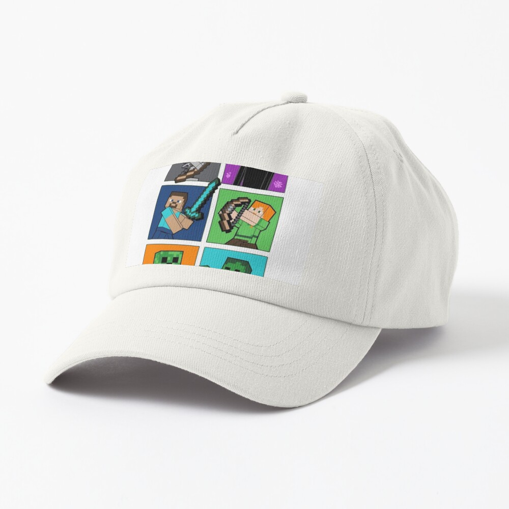 "Minecraft Steve Alex Enderman Skeleton Creeper And Zombie" Sticker by ...