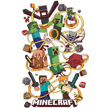 "Minecraft All Mobs" Sticker by GuialStore | Redbubble