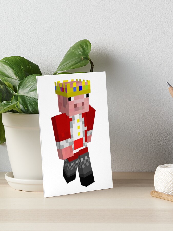 "TechnoBlade Minecraft" Art Board Print by GuialStore | Redbubble