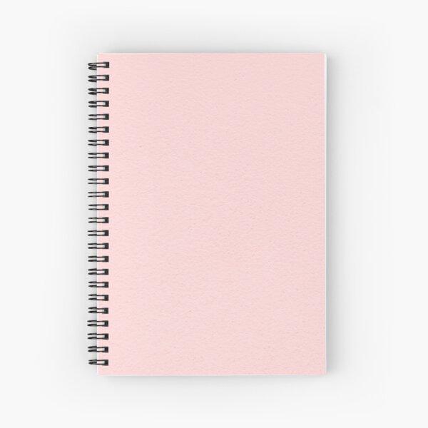 "Solid Blush Pink " Spiral Notebook for Sale by newburyboutique | Redbubble