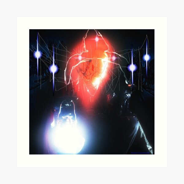 "Bladee - Red Light" Art Print by brujo69 | Redbubble