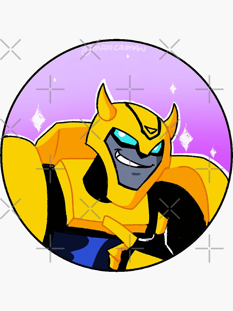 "Bumblebee!" Sticker for Sale by maxicaiman | Redbubble