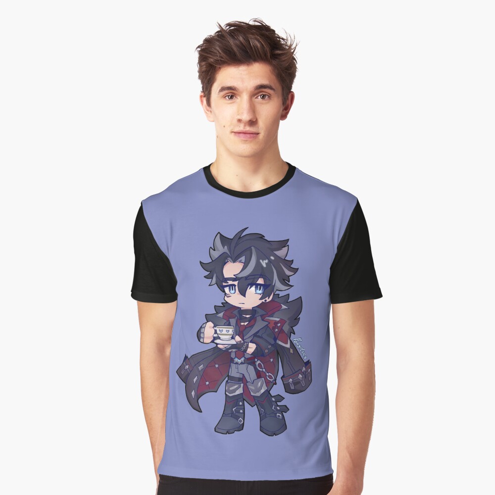 "Wriothesley chibi" Sticker by ponyrlucy | Redbubble
