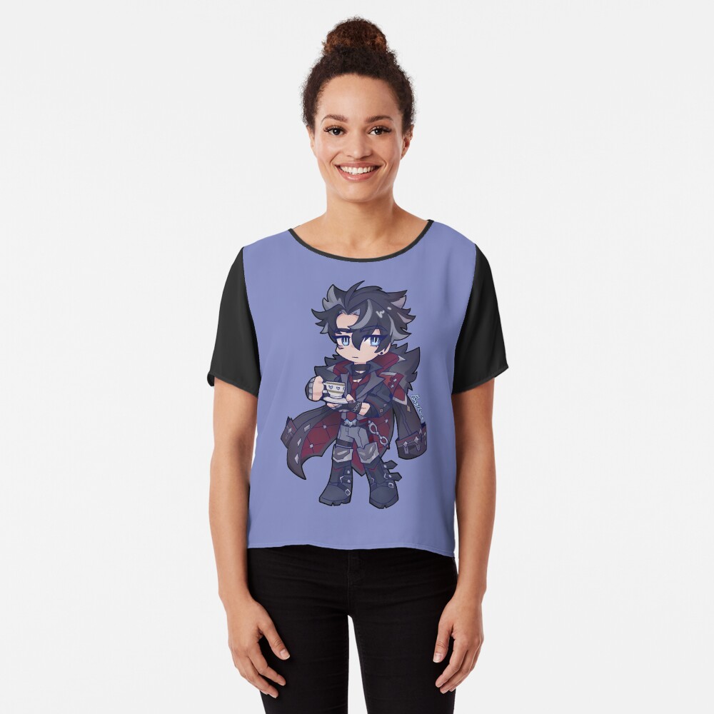 "Wriothesley chibi" Sticker by ponyrlucy | Redbubble