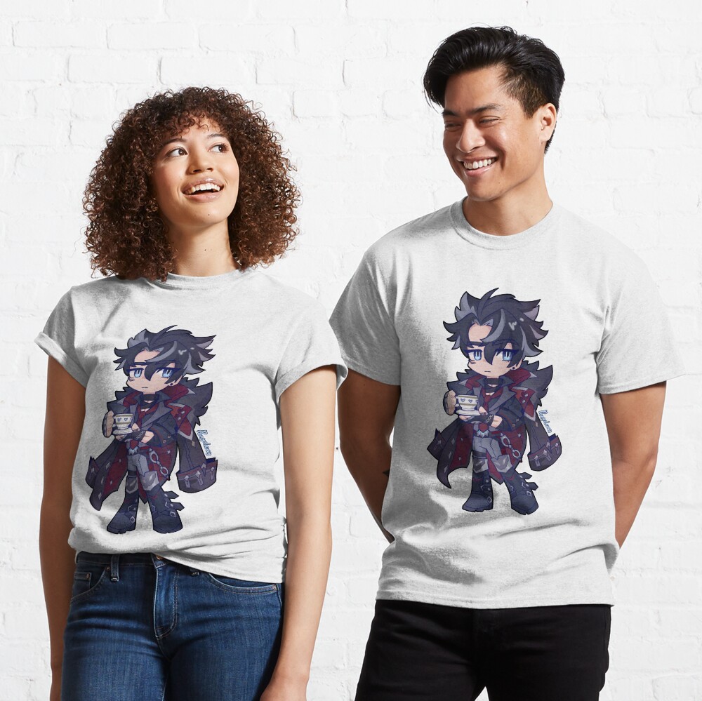 "Wriothesley chibi" Sticker by ponyrlucy | Redbubble