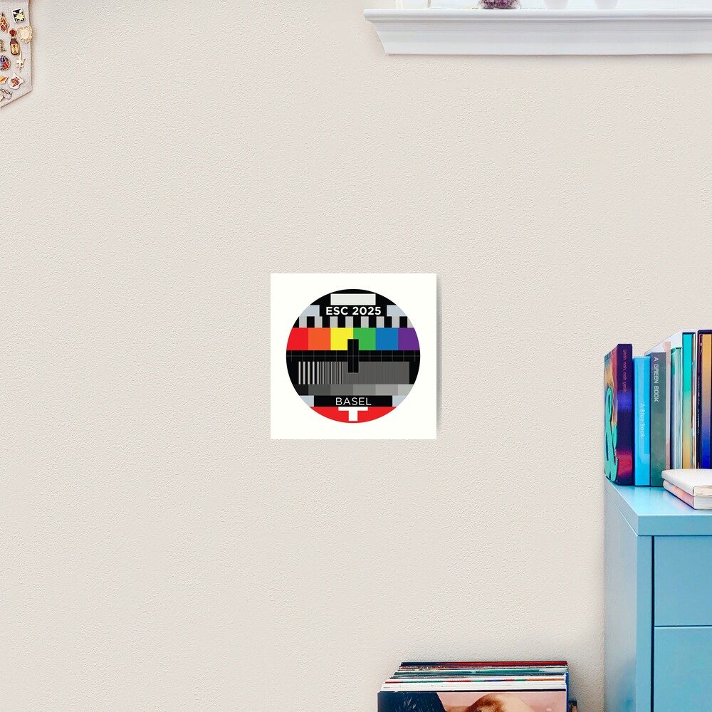 "ESC Testcard [2025, Basel]" Poster for Sale by lazarusheart | Redbubble