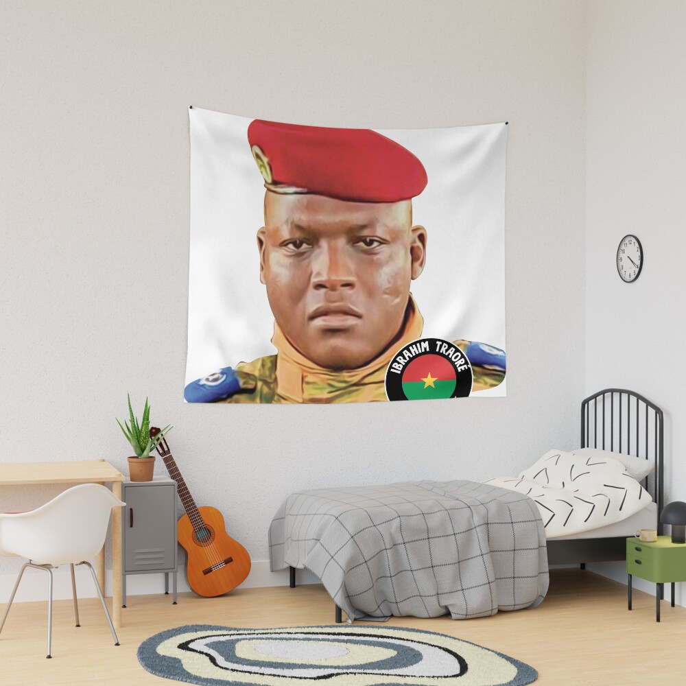 "BURKINA FASO - Ibrahim Traore" Poster by Wolagno | Redbubble