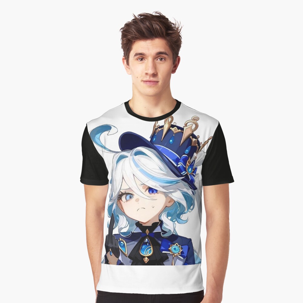 "Furina Meme Genshin impact Sticker Furina decals Genshin Shirt fan ...